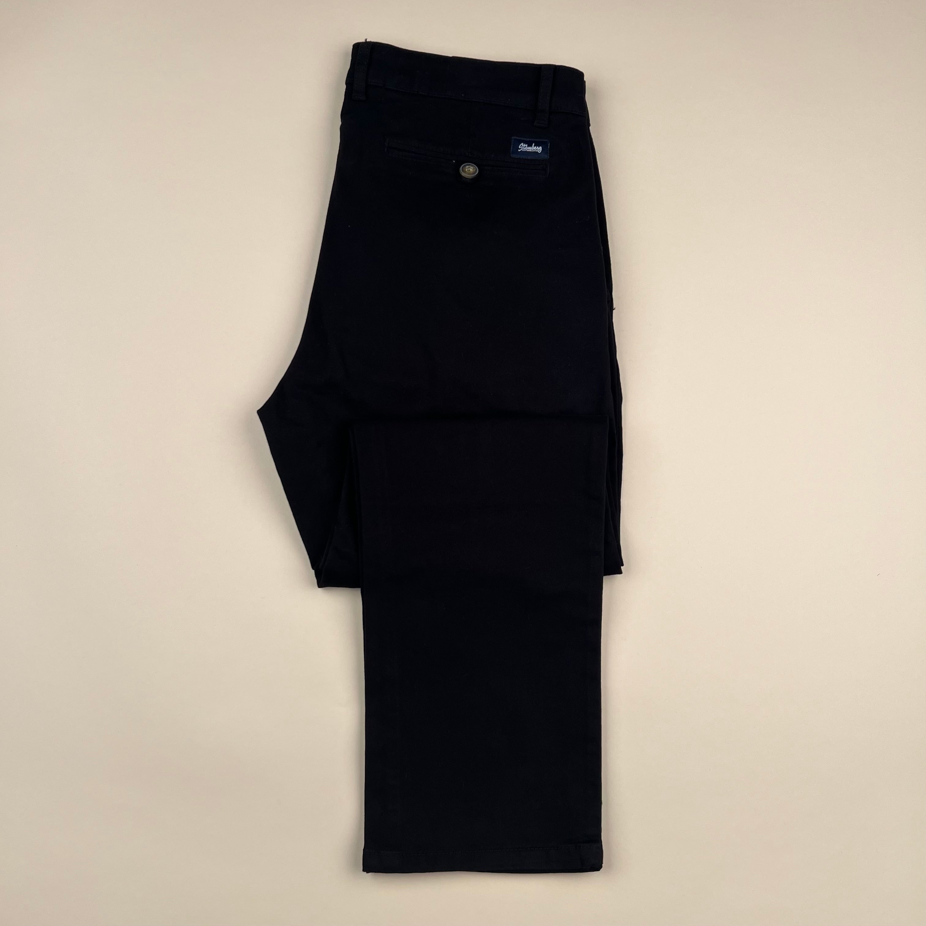 Stomberg Chinos Svart – Grosshandlarn